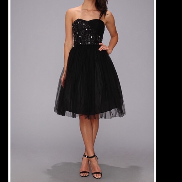 Unique Vintage | Dresses | Nwt Unique Vintage Tulle Sequin Black Dress ...